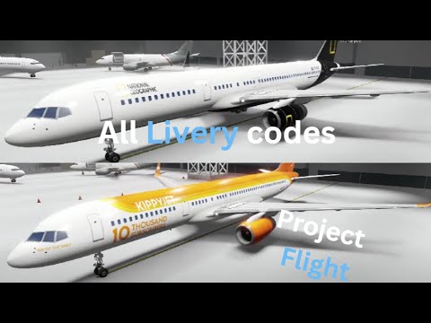 All Livery Codes In Project Flight!