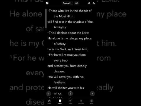Psalms 91 NLT - Audio