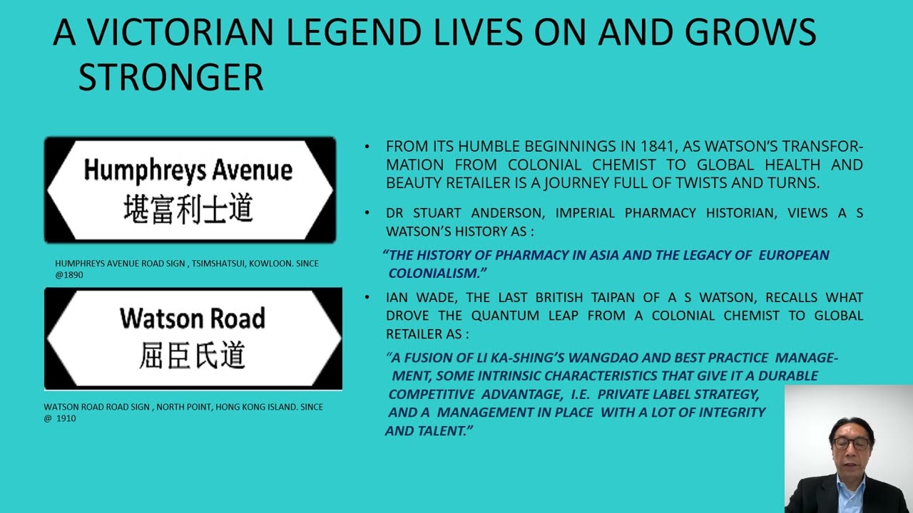 Patrick Chiu, 'A S Watson. Transformation from colonial chemist to global health & beauty retailer'