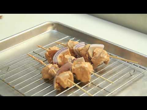 Tasty Middle Eastern Chicken Kabobs in the Oven