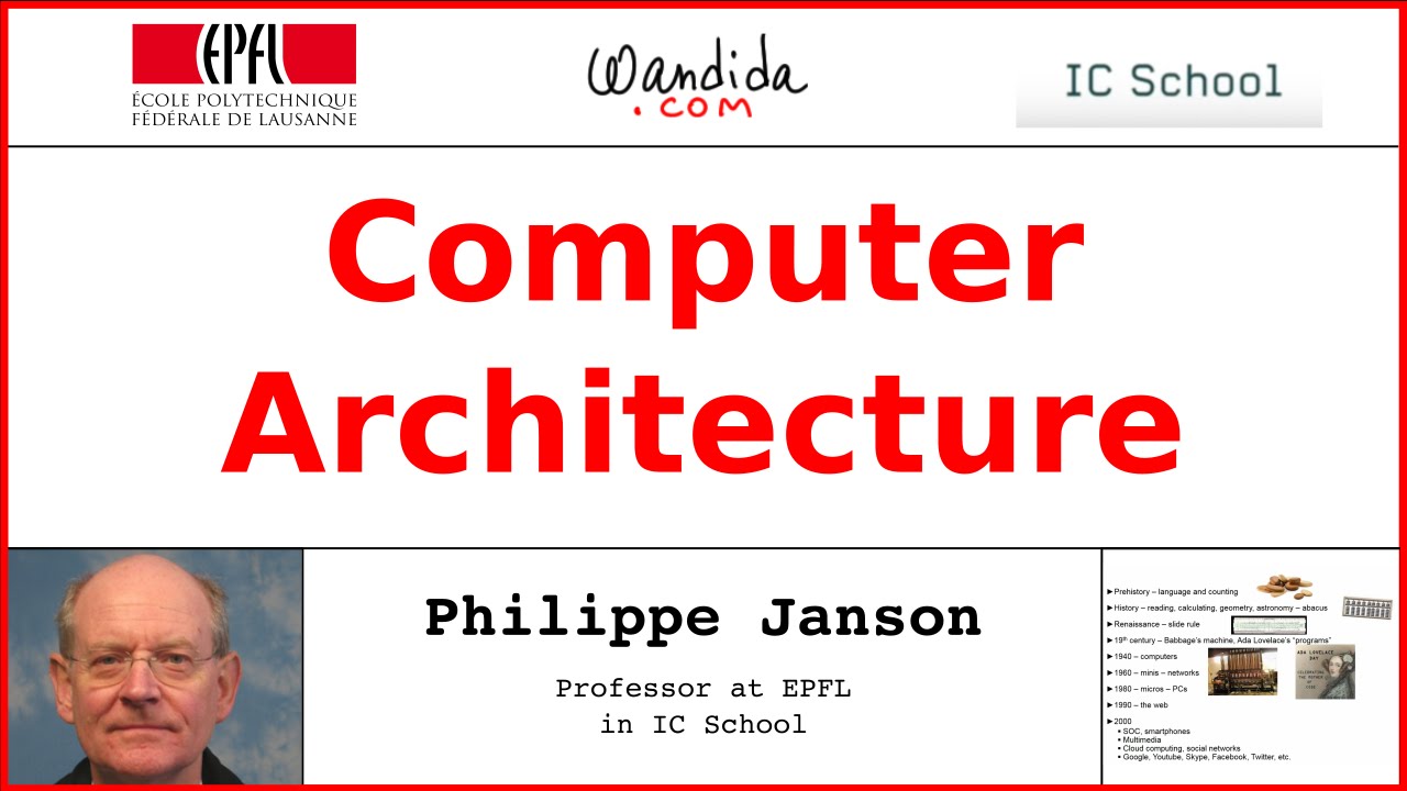 Computer Architecture | Philippe Janson