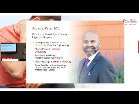 Managing Back & Neck Pain with Dr Arpan Patel