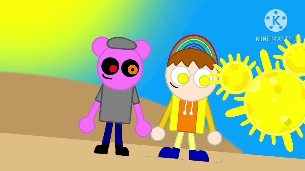 Yellowdles in KineMaster 13 - It’s April, yet very warm-