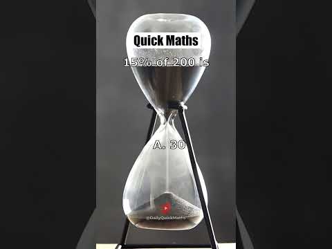 #1: 15% of 200 is