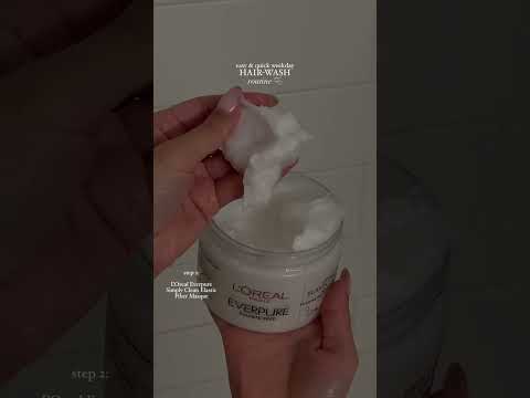 Simple steps to hydrated hair #everpuresimplyclean #simplysensorial #shorts