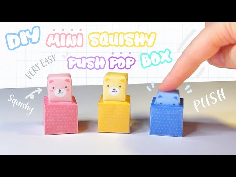 Mini Squishy Push Pop Box – LiLi Art Craft