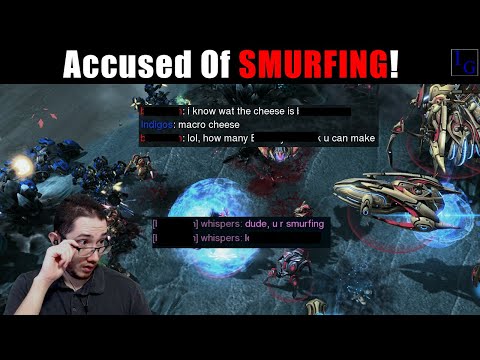 Carrier Toss accuses me of SMURFING! | StarCraft 2 SC2 Terran vs Protoss Ladder Game TvP / PvT Match