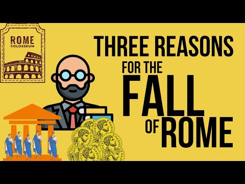 Three Reasons for the Fall of Rome - In Just 3 minutes!