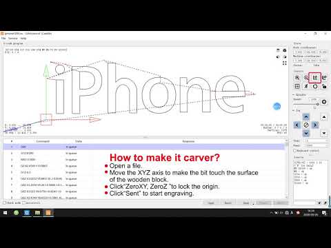 Titoe 3018pro-How to use the Grbl software/