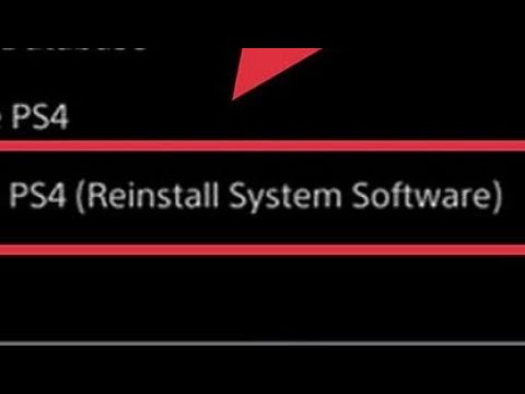 PS4 HOW TO REINSTALL SYSTEM SOFTWARE! Easy New