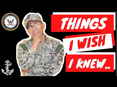 THINGS I WISH I KNEW before joining the NAVY
