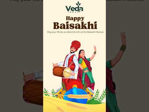 🌾 Happy Baisakhi! Celebrate wellness & joy with VedaTreat! 🌿✨ #Baisakhi #Festival #VedaTreat