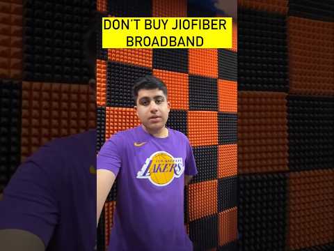 DON’T BUT JIOFIBER BROADBAND AT ALL - THIS IS A Scam ! #jio
