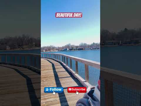 Serene Moments at Crystal Lake, MN ✨🌊 #fyp #exercise #beautiful #shortvideo #twincities @dualipa