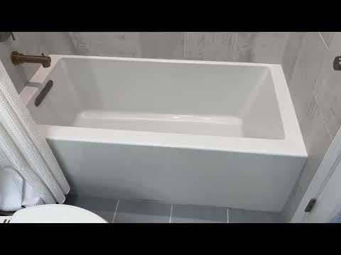 KOHLER K 20201 LA Underscore Rectangle 60 Inch x 30 Inch Alcove Bath with Integral apron Review