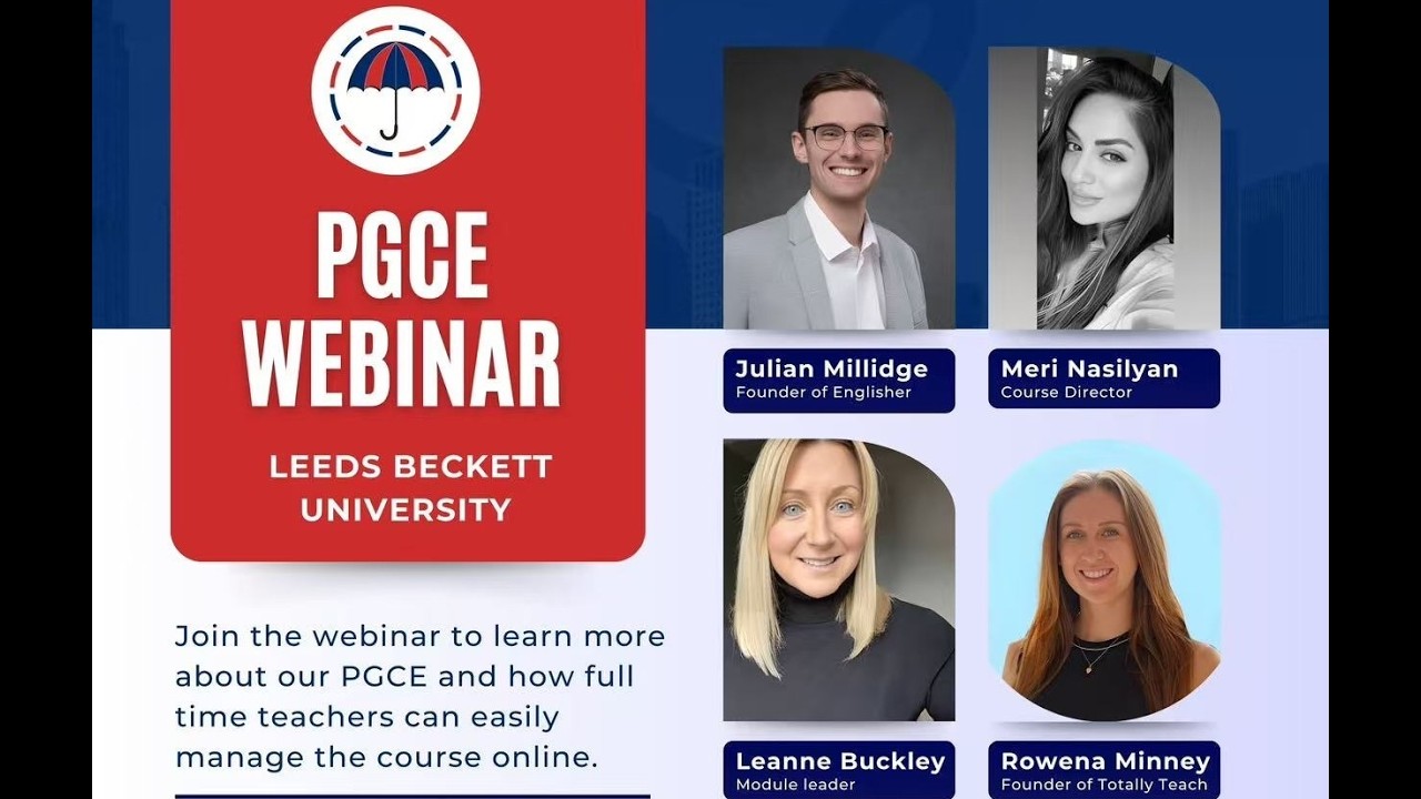 Study your PGCE online  - PGCE Q&A Webinar 2026