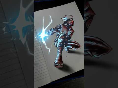 Kakashi Pen sketch #shorts #animedrawing