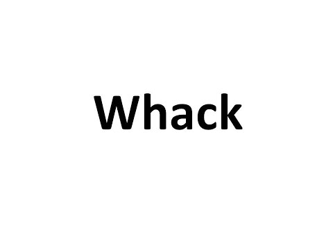 Whack | Whack meaning in English | Whack meaning in Hindi | Whack Example