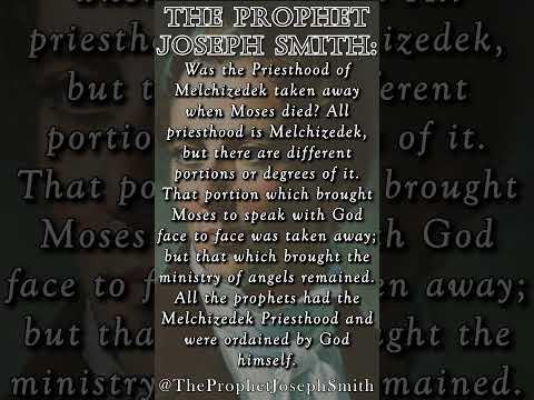 Melchizedek Priesthood - Joseph Smith @ShortsBreak_Official