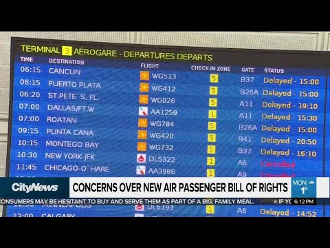New bill details compensation for airline passengers