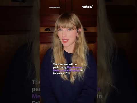Taylor Swift set to perform biggest show of her career in Melbourne | #shorts #yahooaustralia