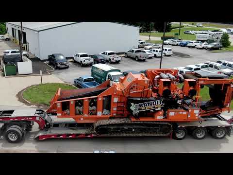 Delivery Of Bandit 4680 Track Beast® Recycler to Hansen's Tree Service