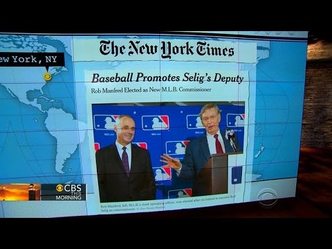 Headlines at 7:30: Rob Manfred elected new MLB commissioner