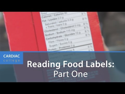 How to Read a Nutrition Facts Label & Ingredients List: Cardiac College