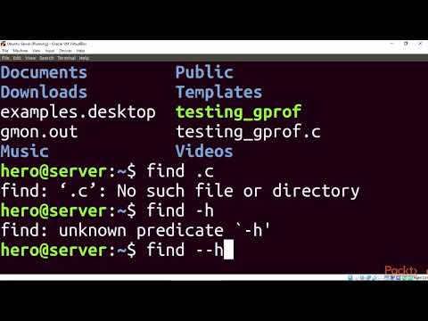 Learn Linux 5 Performance Monitoring and Tuning Find Commands for Files | packtpub com - Mind Luster