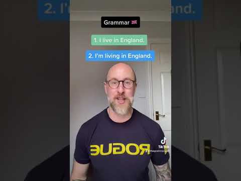 Grammar 🇬🇧🐐 Permanent vs Temporary Situations