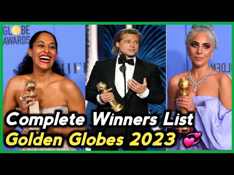 Complete winners list of Golden Globes 2023