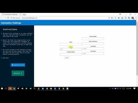 RPA Challenge in UiPath | Fastest UiPath solution | Dynamic Selectors | UiPath Learner