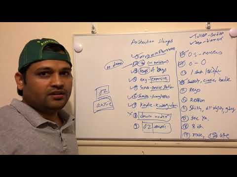 Australian slang words | Aussie slangs | Most frequently used words in Australia and NZ