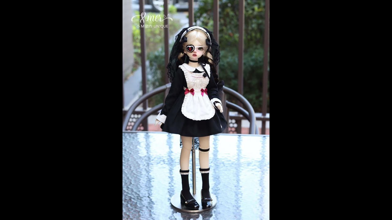 BJD 1/4,1/6 Blythe Doll clothes pattern - Black Berry