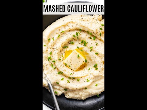 The Best Keto Mashed Cauliflower Recipe Ever #shorts