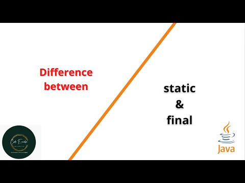 difference between static and final keyword in java | static vs final | Code eureka