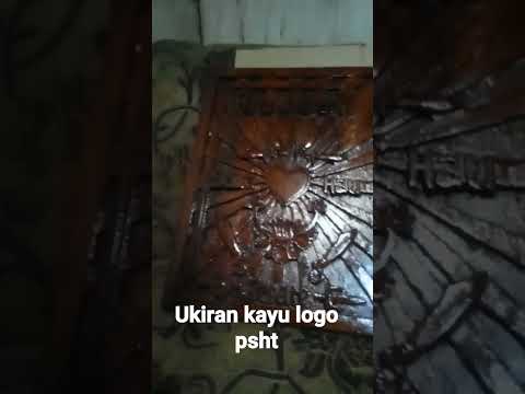 membuat ukiran kayu jati logo psht