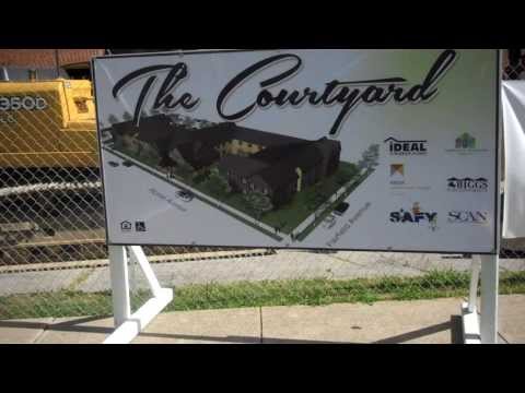 WBCL NEWS Groundbreaking for Courtyard Apartments
