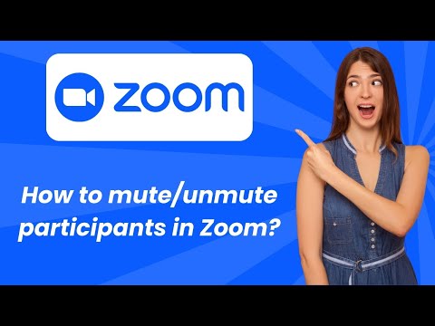 How to muteunmute participants in Zoom ? - Step by Step