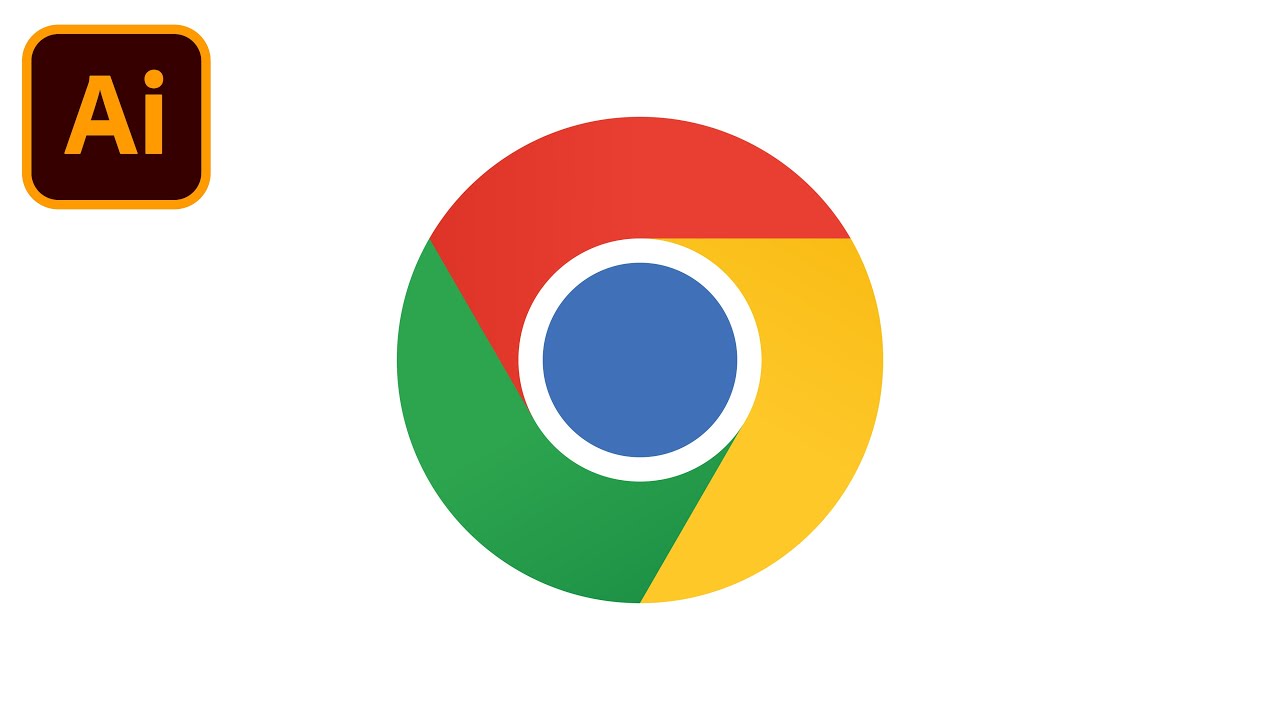 How To Draw The Google Chrome Logo In Adobe Illustrator