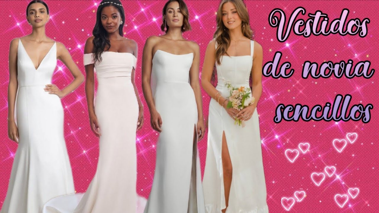 VESTIDOS DE NOVIA SENCILLOS Y BONITOS DE MODA 2023 / WEDDING DRESSES 💫