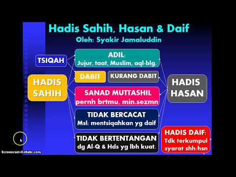 Kuliah Hadis Sahih Hasan Daif by Syakir Jamaluddin