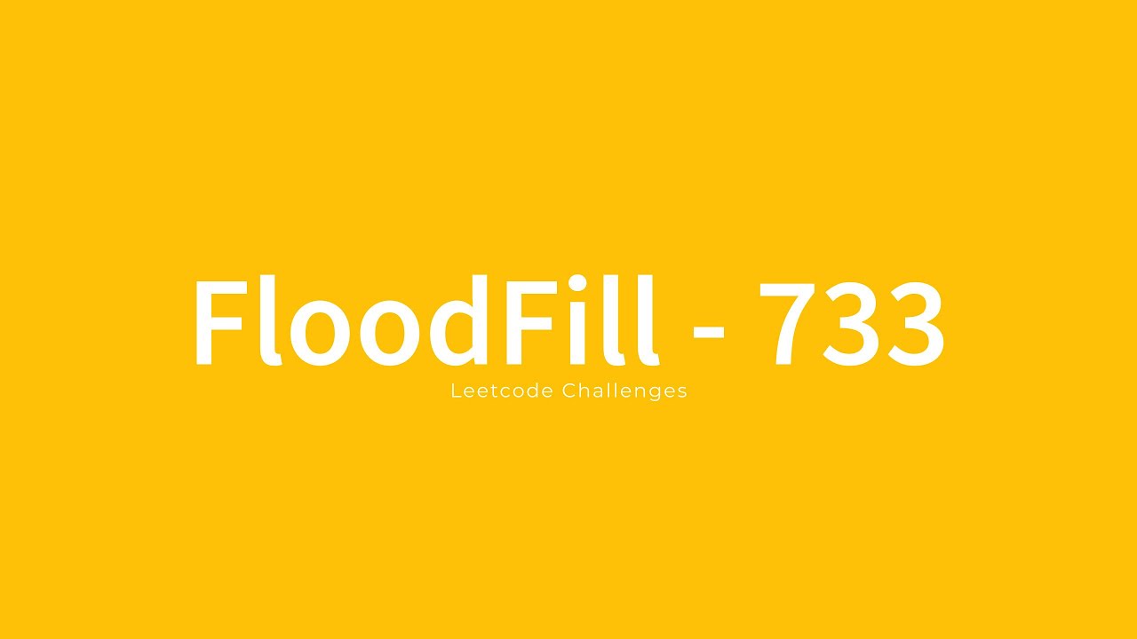 AMAZON - Flood Fill - 733 (LeetCode)  C++