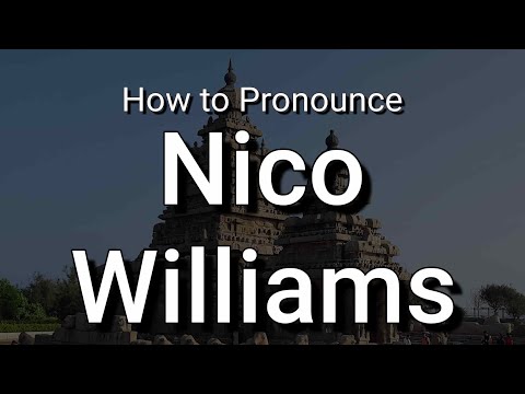 How to Pronounce Nico Williams (Spanish Footballer)