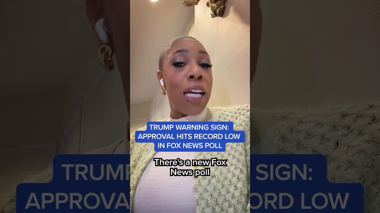 TRUMP WARNING SIGN: APPROVAL HITS RECORD LOW IN FOX NEWS POLL