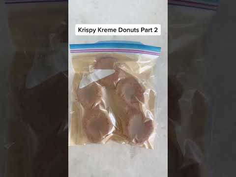 I would recommend freezing your donuts if you find yourself with a dozen! #krispykreme #freedonuts