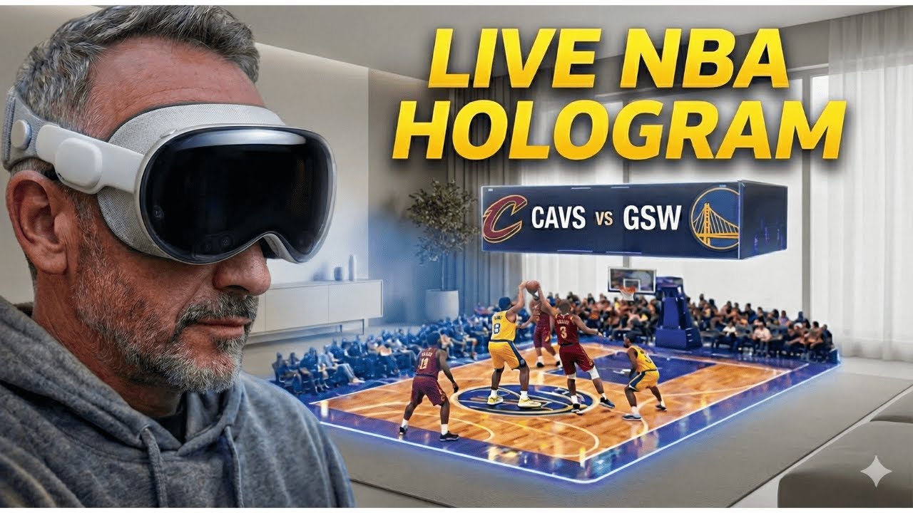 Apple Vision Pro NBA: Watching a Live 3D Hologram Game
