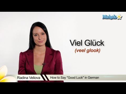 How to Say "Good Luck" in German