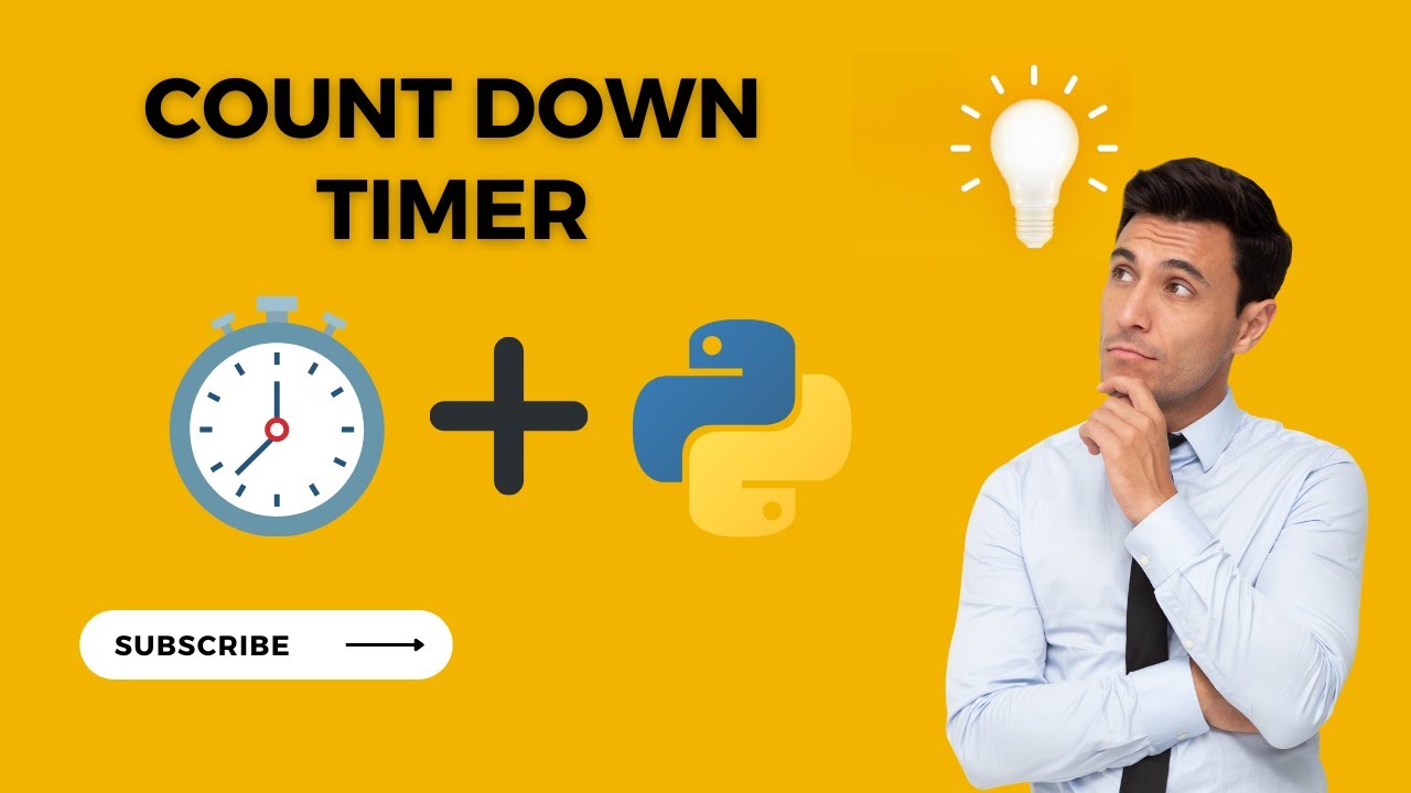 How to make Countdown Timer in Python | Python for Beginner's