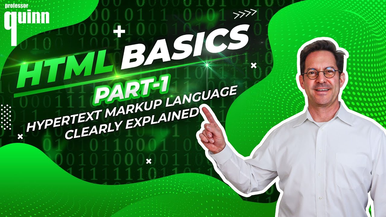 HTML Basics Part 1 - Hypertext Markup Language Clearly Explained